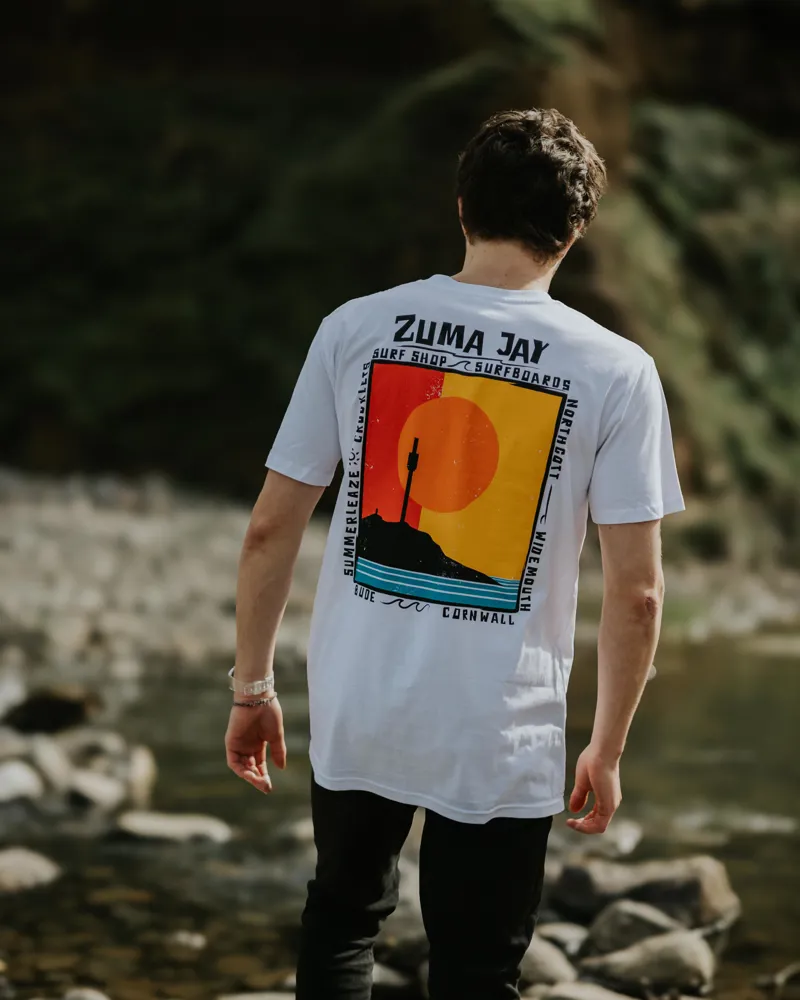 Zuma Jay Sunset Tee White