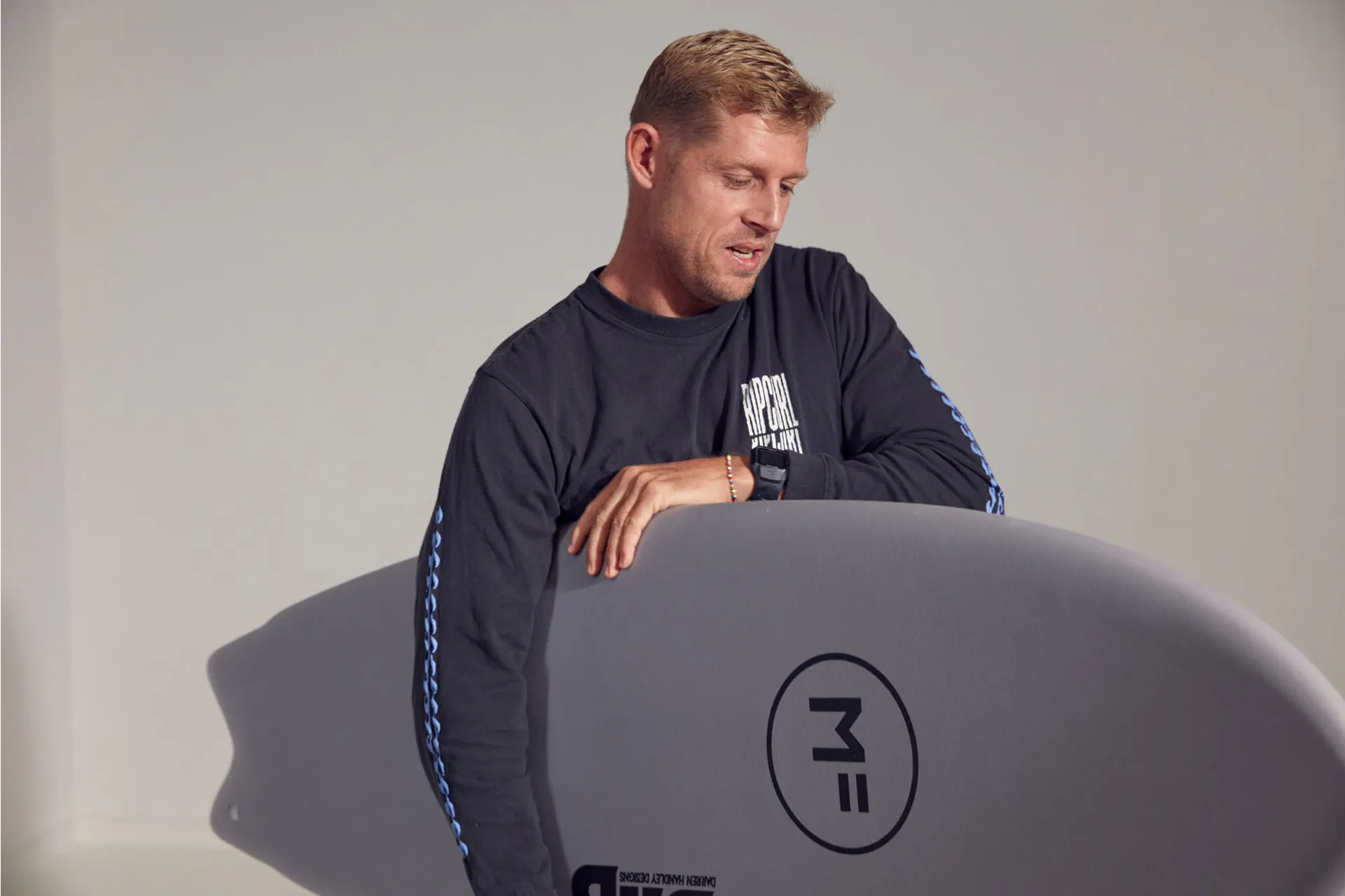 Mick Fanning X DHD Fish Epoxy Softboard Grey