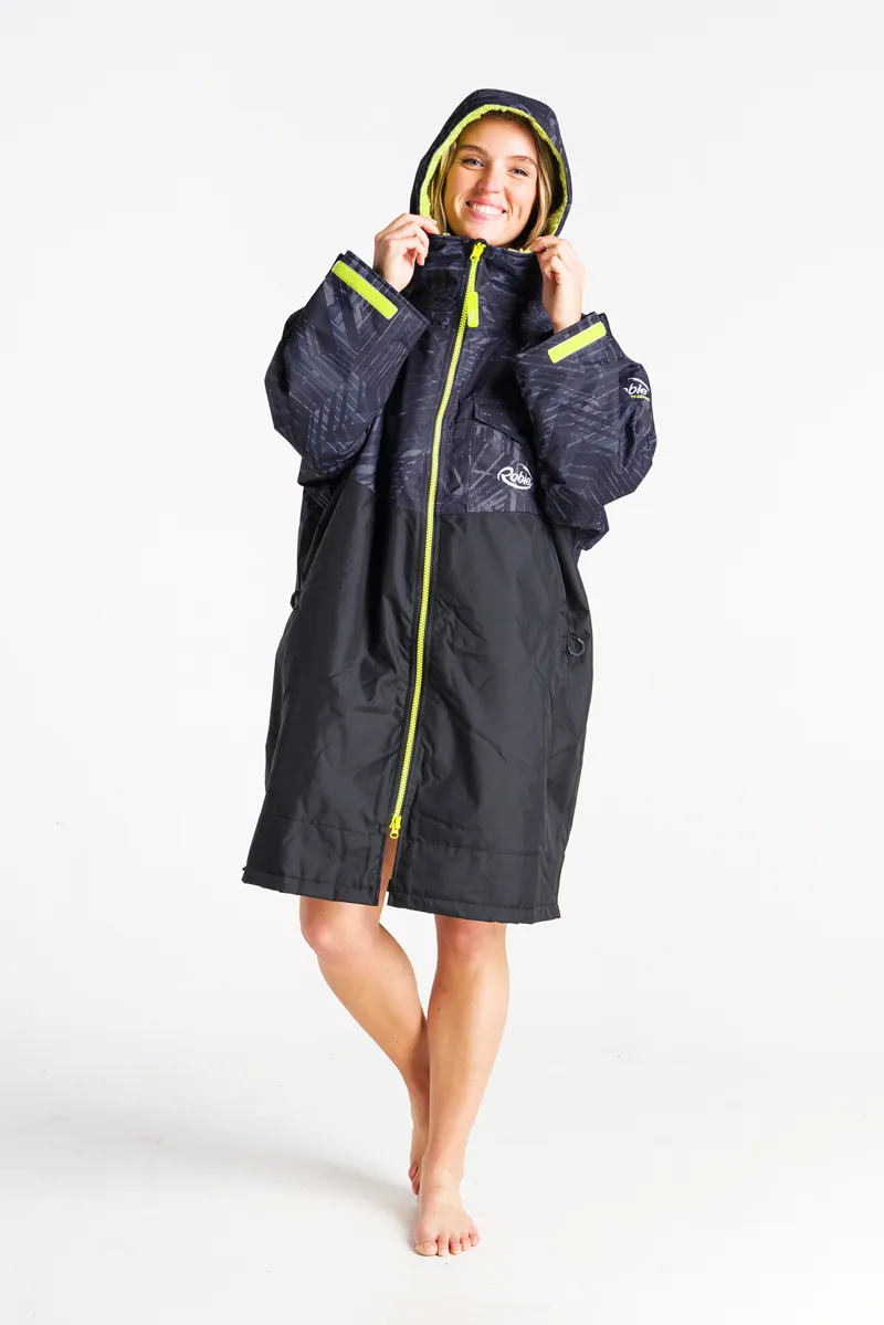 Robie Dry-Series Long Sleeve Changing Robe Black Shade