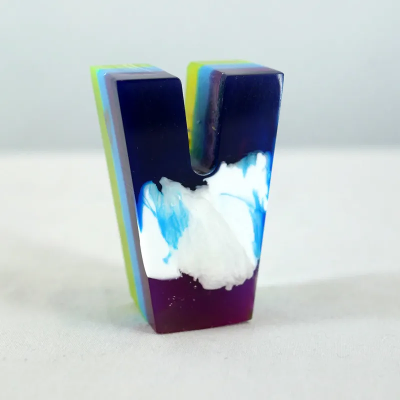 3D Fiberglass Resin Letters V